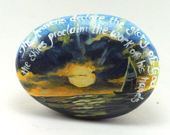 Hand painted rock | Etsy