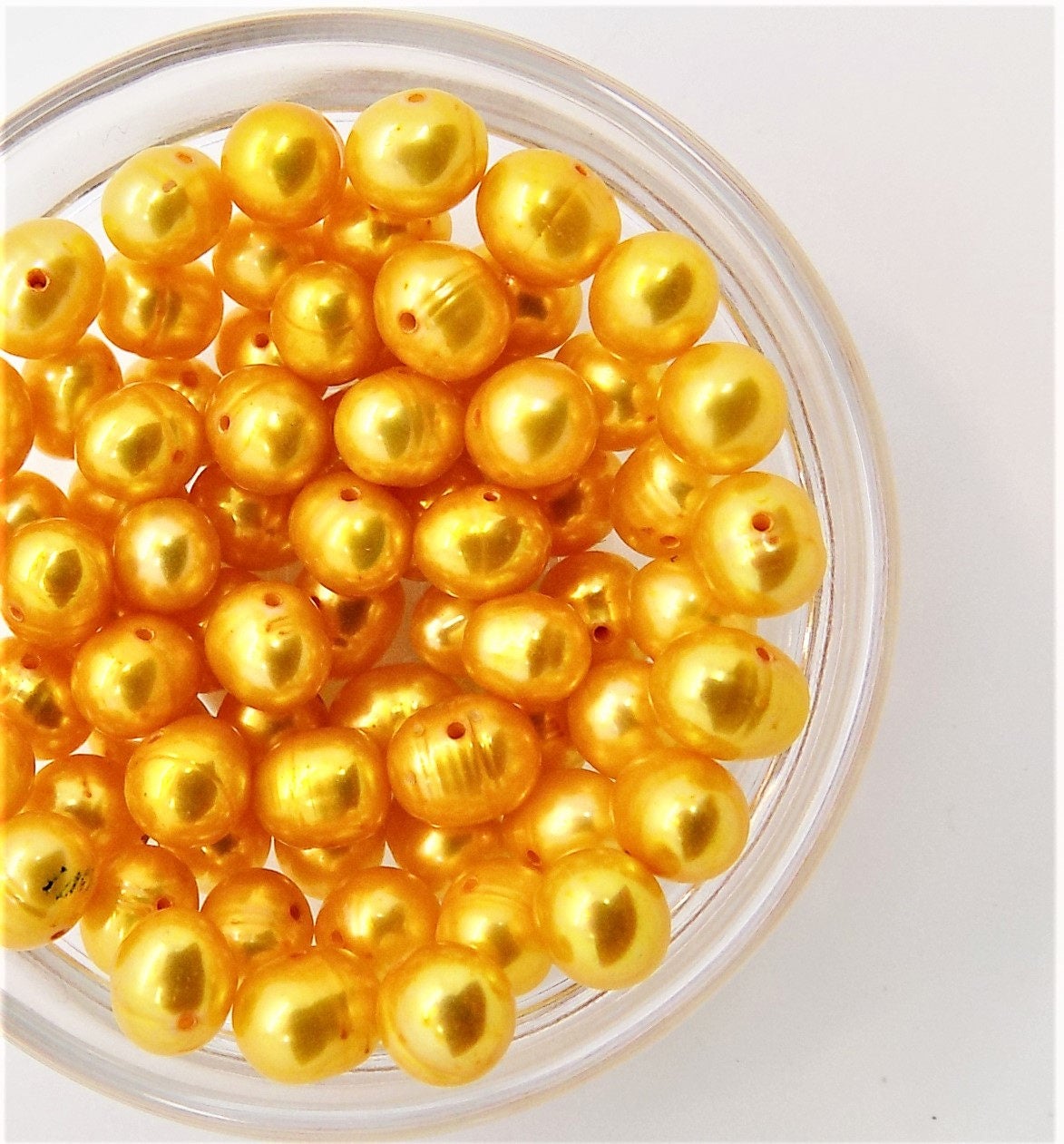 Yellow freshwater pearls; absolutely stunning, sunshine yellow ...
