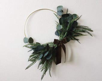 Minimalist wreath | Etsy