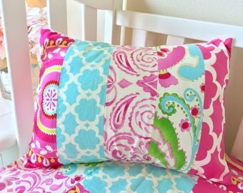 Patchwork pillow | Etsy
