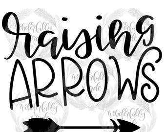 Raising arrows svg | Etsy