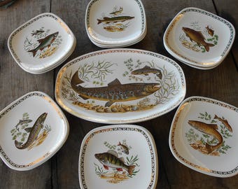 Fish plates | Etsy
