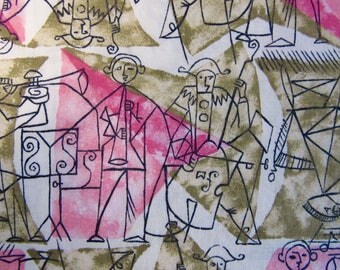 Picasso fabric | Etsy