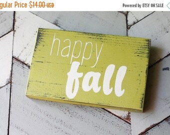 Happy fall sign | Etsy