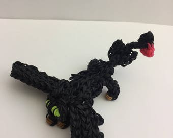 Rainbow loom dragon | Etsy