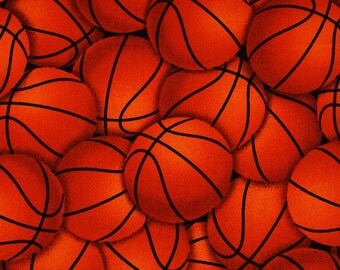 Basketball fabric | Etsy