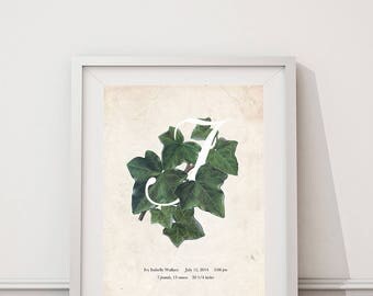 Ivy print | Etsy