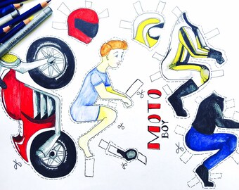 Motorcycle puzzle | Etsy