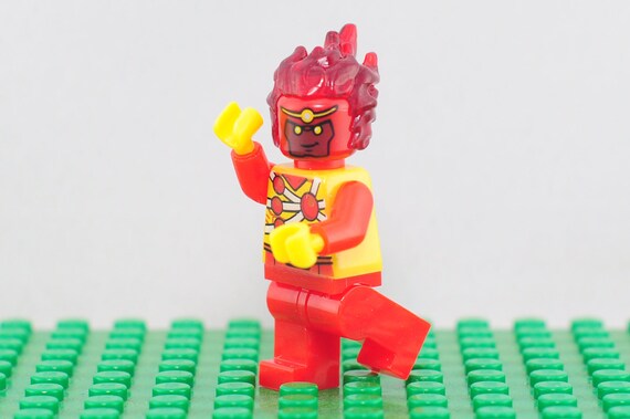 Firestorm Custom minifigure Lego Compatible DC Comics Legends