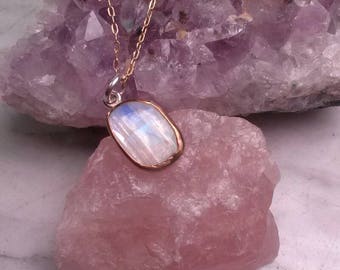 Moonstone pendant | Etsy