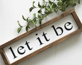 Let it be | Etsy