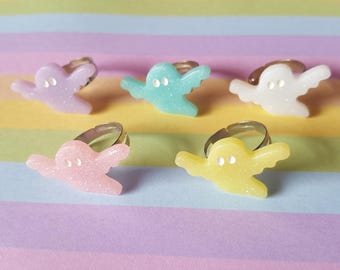 Ghost Ring Halloween Ghost Jewelry Halloween Jewelry