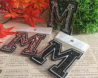 Letter m applique | Etsy