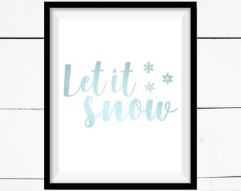 Winter print | Etsy