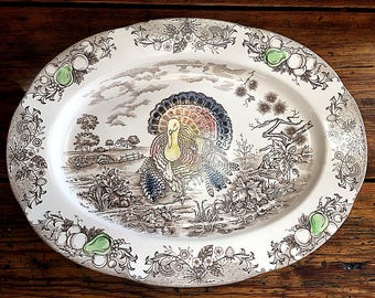 Turkey platter | Etsy