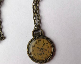 Clock keychain Prague clock key ring Clock jewelry Steampunk