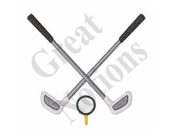 Golf embroidery | Etsy