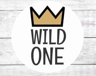 Wild one stickers | Etsy