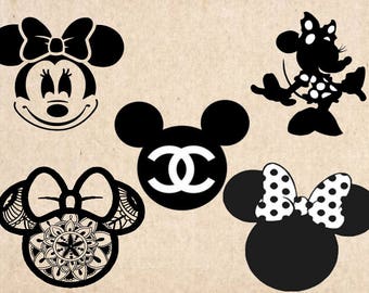 Minnie mouse svg | Etsy