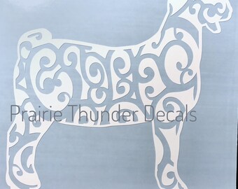 Show goat decal | Etsy