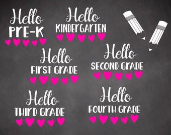 1st grade svg | Etsy