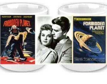 Vintage Science Fiction Movie Poster Forbidden Planet