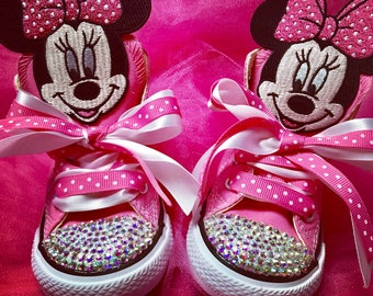 Minnie mouse shoes | Etsy