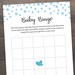 Blue Baby Shower Games Bundle 8 in 1 Printable Baby Shower