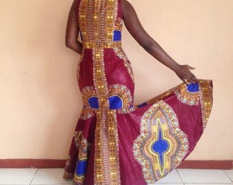 Dashiki dress | Etsy