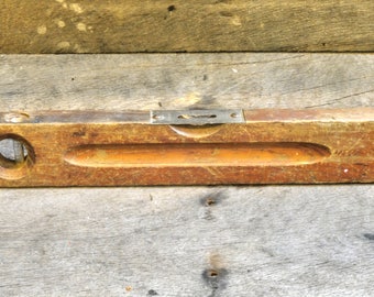 Antique wood level | Etsy