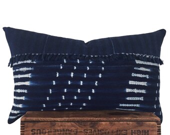 Indigo pillow cover | Etsy