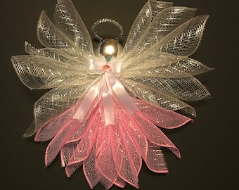 Deco mesh angel | Etsy