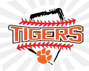 Tigers baseball svg | Etsy