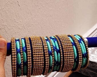 Royal blue bangle | Etsy