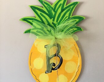 Pineapple door decor | Etsy