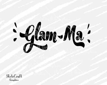 Glamma svg | Etsy