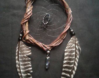 Crystal dreamcatcher | Etsy