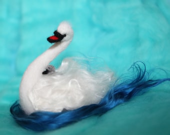 Felt swan | Etsy