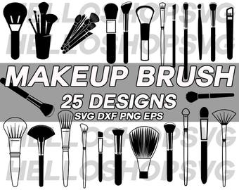 Makeup brush svg | Etsy