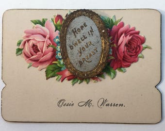 Antique calling card | Etsy