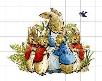 Flopsy rabbit fabric | Etsy