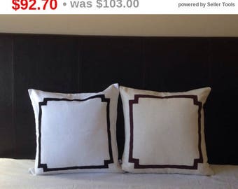 Border pillow | Etsy