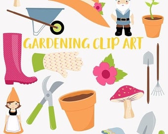 Gnome clipart | Etsy