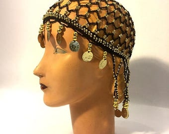 Beaded headpiece | Etsy