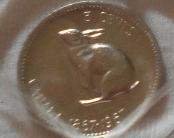 Rabbit coin | Etsy