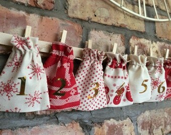 Advent garland | Etsy