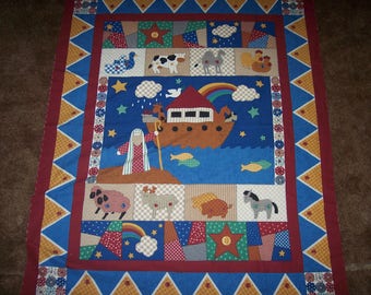 Baby quilt panel | Etsy