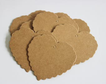 100 Hang Tags Medium 2 x 3 Perforated Blank Price