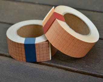 Grid wrapping paper | Etsy