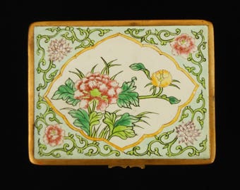 Chinese enamel box | Etsy